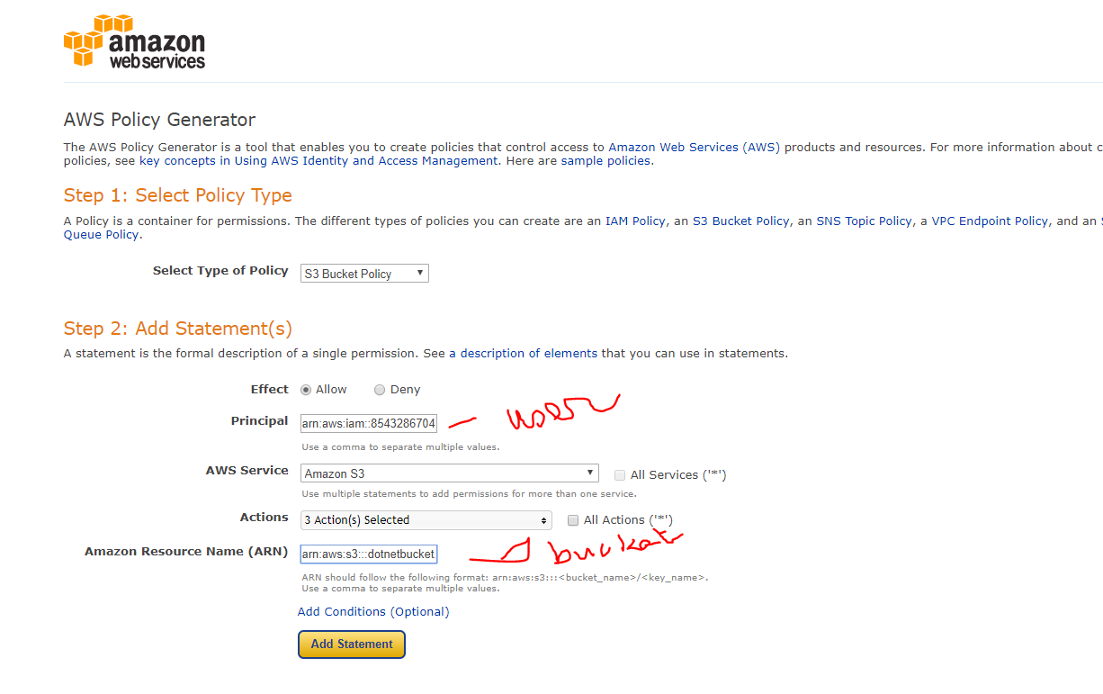 Asp.net MVC to AWS S3 bucket using user policies to Upload and Read files - David ZONGO ...